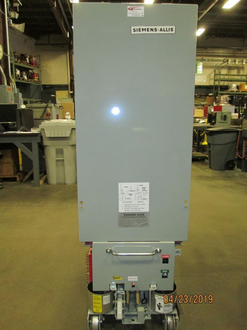 Siemens-Allis type MA-250C1, 1200A, 5kV Air Circuit Breaker. - Circuit ...
