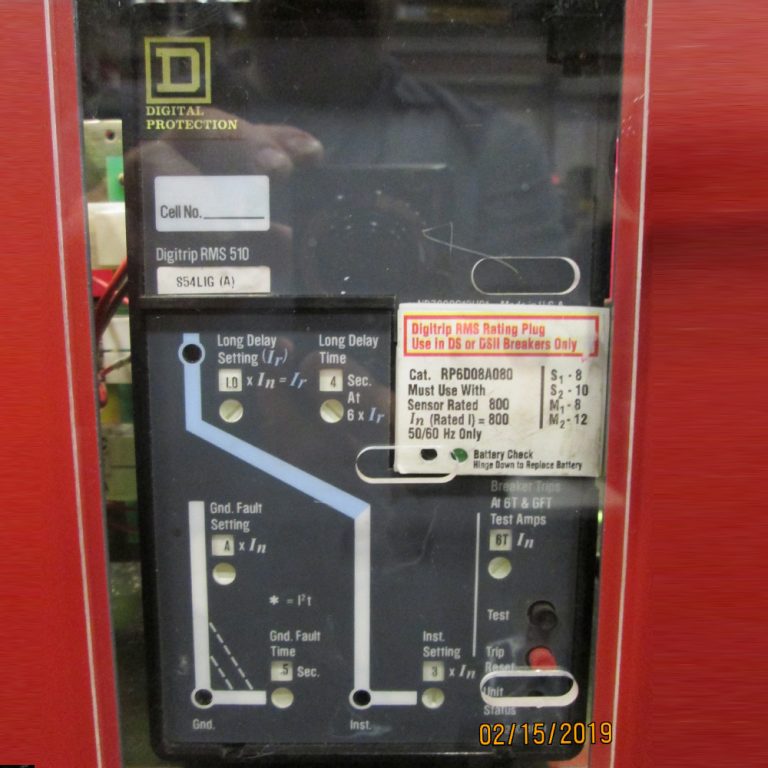 Square D Digitrip RMS-510 S54LIG (A) Trip Unit - Circuit Breaker Sales ...