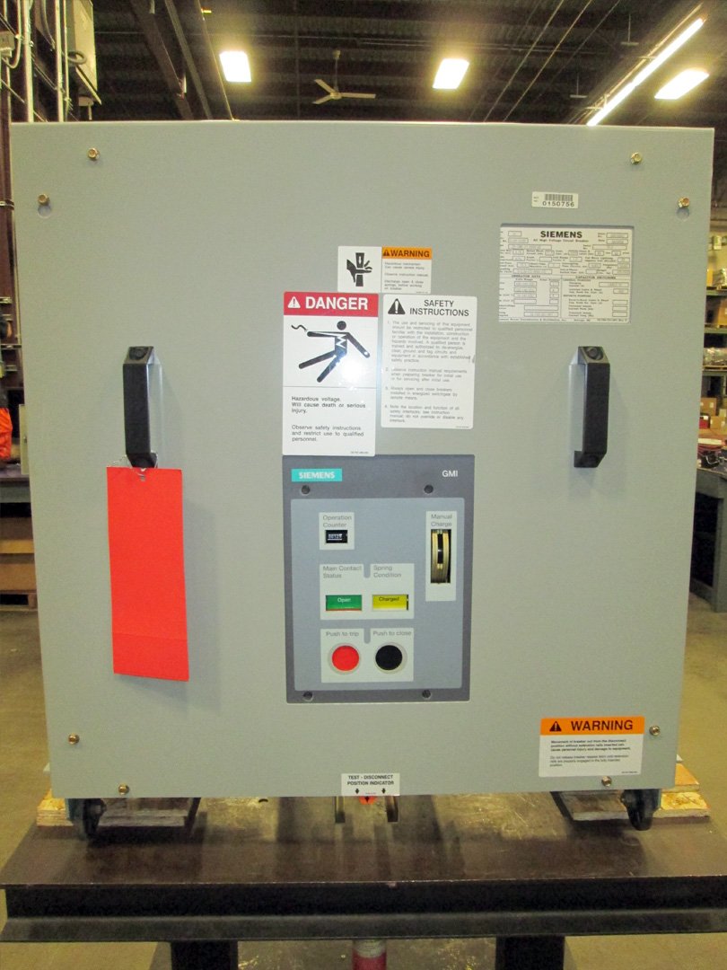 Siemens type 05-GMI-31-2000-82 2000A Vacuum Circuit Breaker - Circuit ...